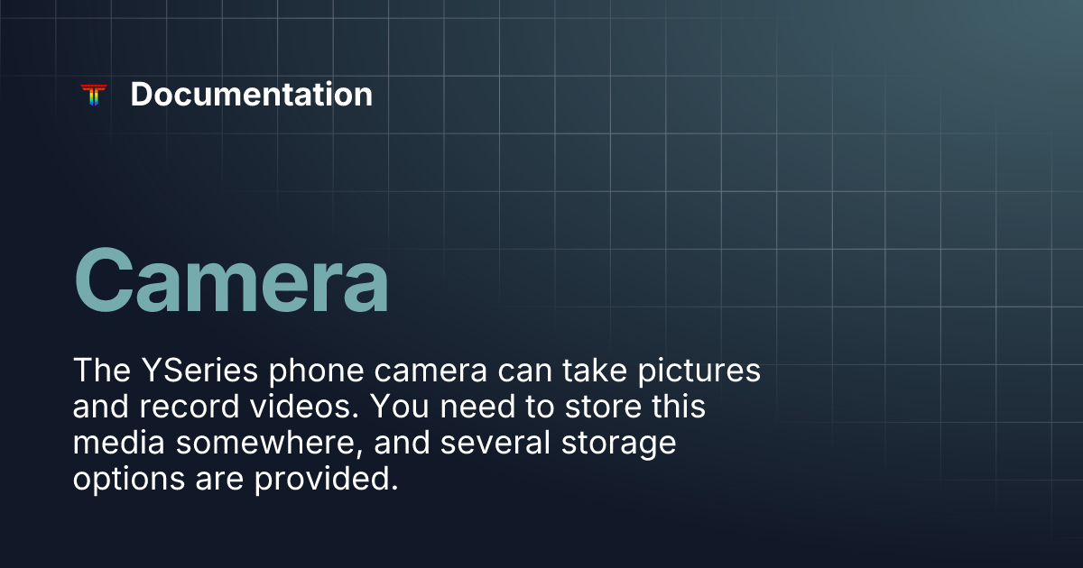 Camera | Documentation