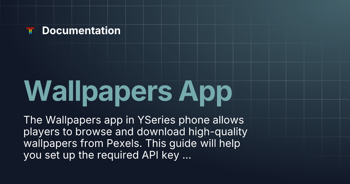 Wallpapers App | Documentation